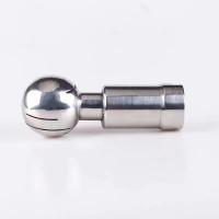 China WZ SS 304 316 316L Tri Clamp Sanitary Hose Joint with 360 Rotary Cleaning Ball for sale