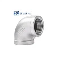 China 201 304 Stainless Steel Cylindrical Head Code 90/45 deg Elbow Plumbing Pipe Fittings for sale