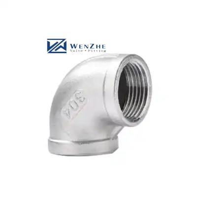 China 201 304 Stainless Steel Cylindrical Head Code 90/45 deg Elbow Plumbing Pipe Fittings for sale