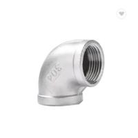 China 201 304 Stainless Steel Cylindrical Head Code 90/45 deg Elbow Plumbing Pipe Fittings for sale