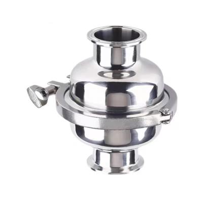 China Cylindrical Head Code Stainless Steel 316 304 Hygienic Tri Clamp Ball Filter for WZ SS for sale