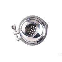 China Cylindrical Head Code Stainless Steel 316 304 Hygienic Tri Clamp Ball Filter for WZ SS for sale