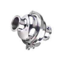 China Cylindrical Head Code Stainless Steel 316 304 Hygienic Tri Clamp Ball Filter for WZ SS for sale