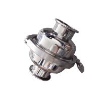 China Cylindrical Head Code Stainless Steel 316 304 Hygienic Tri Clamp Ball Filter for WZ SS for sale