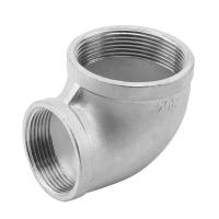 China 90 Degree Elbow Galvanized Malleable Iron/Stainless Steel 201 304 316 Pipe Fittings NPT BSPT BSPP for sale