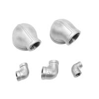 China 90 Degree Elbow Galvanized Malleable Iron/Stainless Steel 201 304 316 Pipe Fittings NPT BSPT BSPP for sale