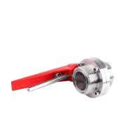 China WZ Stainless Steel 304 316 316L Threaded Butterfly Valve Equal 1/8