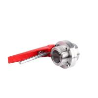 China WZ Stainless Steel 304 316 316L Threaded Butterfly Valve Equal 1/8