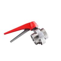 China WZ Stainless Steel 304 316 316L Threaded Butterfly Valve Equal 1/8