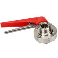 China WZ Stainless Steel 304 316 316L Threaded Butterfly Valve Equal 1/8