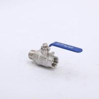 China High Temperature 2PC Stainless Steel Male and Female Float Ball Valve for Industrial for sale