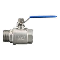 China High Temperature 2PC Stainless Steel Male and Female Float Ball Valve for Industrial for sale