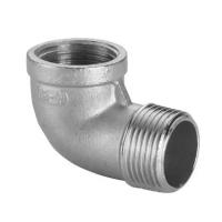 China Stainless Steel 304 316 90 Degree Threaded Elbow Pipe Fittings for Plumbing Supplies for sale