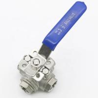 China Industrial Three-way High Platform Water Valve with Stainless Steel Female Float Ball for sale