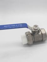 China Stainless Steel Double Union Hot Welding Water Ball Valve for Industrial Applications for sale