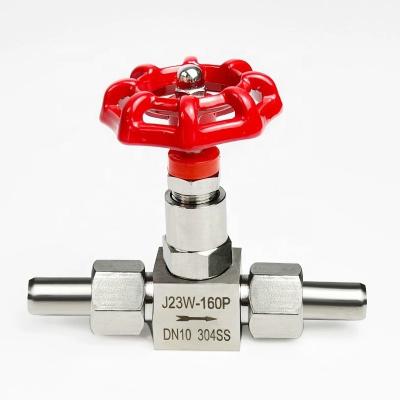 China Standard J23W Heavy Duty High Pressure Stainless Steel 304 Male Threaded Globe Valve for sale