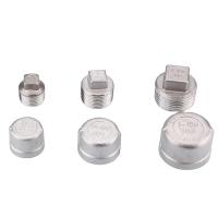 China Female NPT BSPT BSP Threaded Round Cap for Industrial and Agricultural Applications for sale