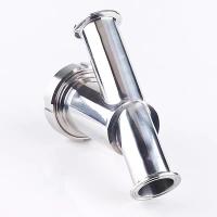 China Sanitary 304 316L Stainless Steel Y Type Strainer Filter with DIN SMS SUS 3A Connection for sale