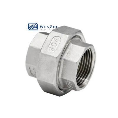 China 304 Stainless Steel Different Types Female Joint Pipe Transition Fittings Union for sale