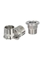China Equal Stainless Steel 304 Male Thread Hex Ferrule Pipe Fittings Hex Adaptor for sale
