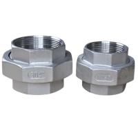 China 304 Stainless Steel Different Types Female Joint Pipe Transition Fittings Union for sale