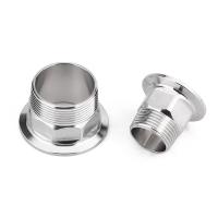 China Equal Stainless Steel 304 Male Thread Hex Ferrule Pipe Fittings Hex Adaptor for sale