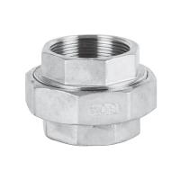 China 304 Stainless Steel Different Types Female Joint Pipe Transition Fittings Union for sale