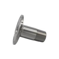 China Square Head Code Sanitary Male Thread Ferrule Adapter for DIN/SMS/ISO/3A Standard for sale