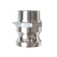 China Stainless Steel 304 316 Camlock Quick Couplings Type F BSPT NPT Threaded for Equal Size for sale