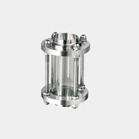 China Sanitary Stainless Steel 304/316 Pipe Fittings Tri Clamp Straight Tubular Sight Class for sale