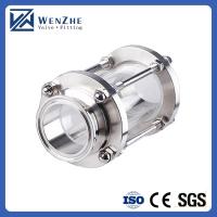 China Sanitary Stainless Steel 304/316 Pipe Fittings Tri Clamp Straight Tubular Sight Class for sale