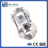 China Sanitary Stainless Steel 304/316 Pipe Fittings Tri Clamp Straight Tubular Sight Class for sale