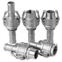 China ODM Supported Stainless Steel 304 316 Camlock Quick Coupling Type B BSPT NPT Threaded for sale