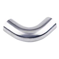 China Silver Casting Stainless Steel Mirror Finish Seamless Pipe Long Radius Weld 90 Degree Elbow for sale
