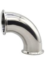 China ODM Customized SS304/SS316L Stainless Steel 90 Degree Weld Elbow Bend Pipe Fitting for sale