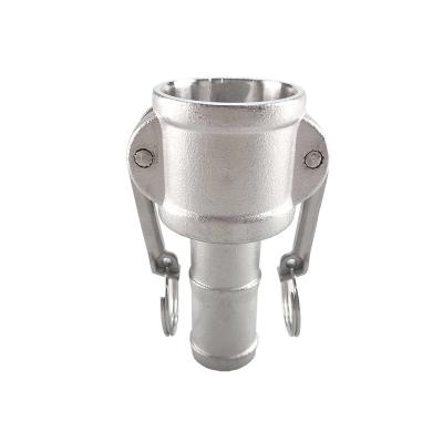 China Durable Stainless Steel 304 316 Camlock Quick Couplings Type C for Joining Pipe Lines for sale