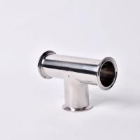China Customized Welding Connection Polished SS304/316L Sanitary Fittings Clamped Reduce Tee for sale