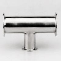 China Customized Welding Connection Polished SS304/316L Sanitary Fittings Clamped Reduce Tee for sale