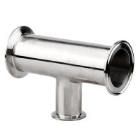 China Customized Welding Connection Polished SS304/316L Sanitary Fittings Clamped Reduce Tee for sale