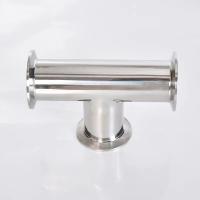 China Matt Finish Sanitary Stainless Steel Equal Tee 3-way Pipe Fittings for Pharmaceutical for sale