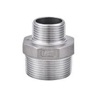 China Equal 304316 Stainless Steel Hydraulic Male Thread Fitting Hexagon Pipe Nipple NPT BSPT for sale
