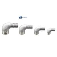 China Stainless Steel 304 316 90 Degree Male Elbow Hose Barb 1/4''-4.0'' BSP Male x 16mm for sale