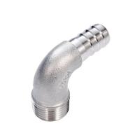 China Stainless Steel 304 316 90 Degree Male Elbow Hose Barb 1/4''-4.0'' BSP Male x 16mm for sale