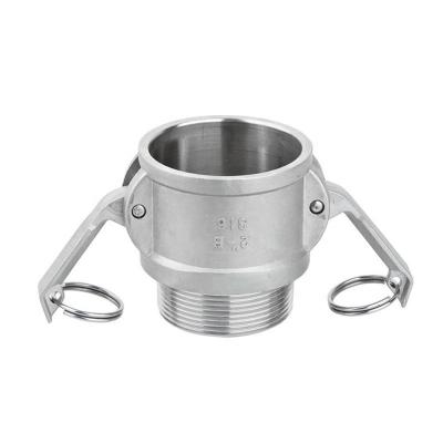 China Customized SS304 316L Type B Camlock Quick Connectors for Water Gas Oil NPT BSP 1/4