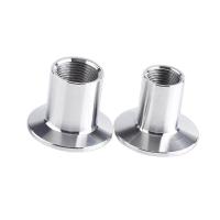 China Tri Clamp Npt Bsp Pipe Fittings Male Thread Adapter/Coupling with Round Head Code SS304 for sale
