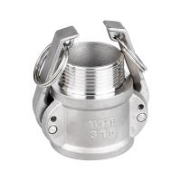 China Customized SS304 316L Type B Camlock Quick Connectors for Water Gas Oil NPT BSP 1/4