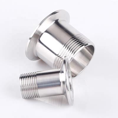 China Sanitary Stainless Steel 304 Tri Clamp Bsp Pipe Fittings Male Thread Coupling Forged for sale