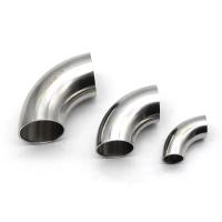 China OEM Supported Stainless Steel 304 316 Curves Weld Pipe Elbow 90 180 Degree Bends 3A DIN for sale