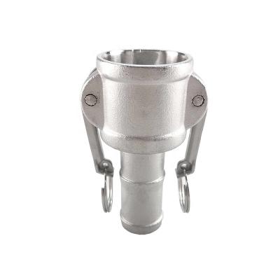 China Customized SS304 316L Type C Camlock Quick Connectors for Water Gas Oil NPT BSP 1/4