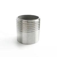 China SS304 Male Single Threaded Nipple with G Thread Connection DN6 NPT BSPP BSPT Casting for sale